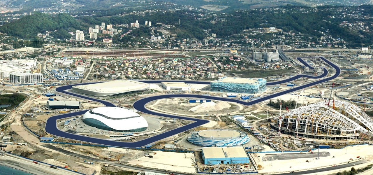 Bouw circuit Sotsji op schema | Formule1.nl