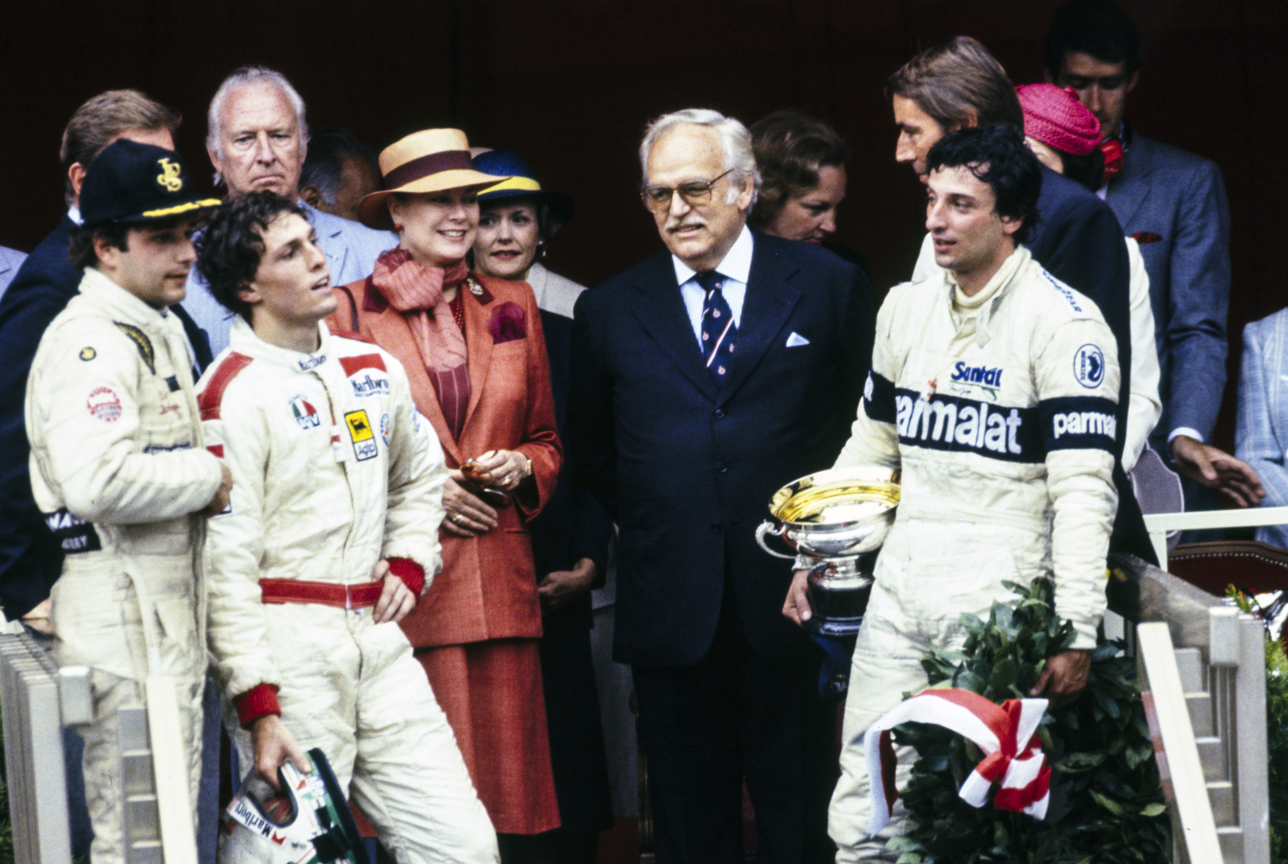 Ricardo Patrese won Monaco in 1982 en danste als laatste de wals met ...