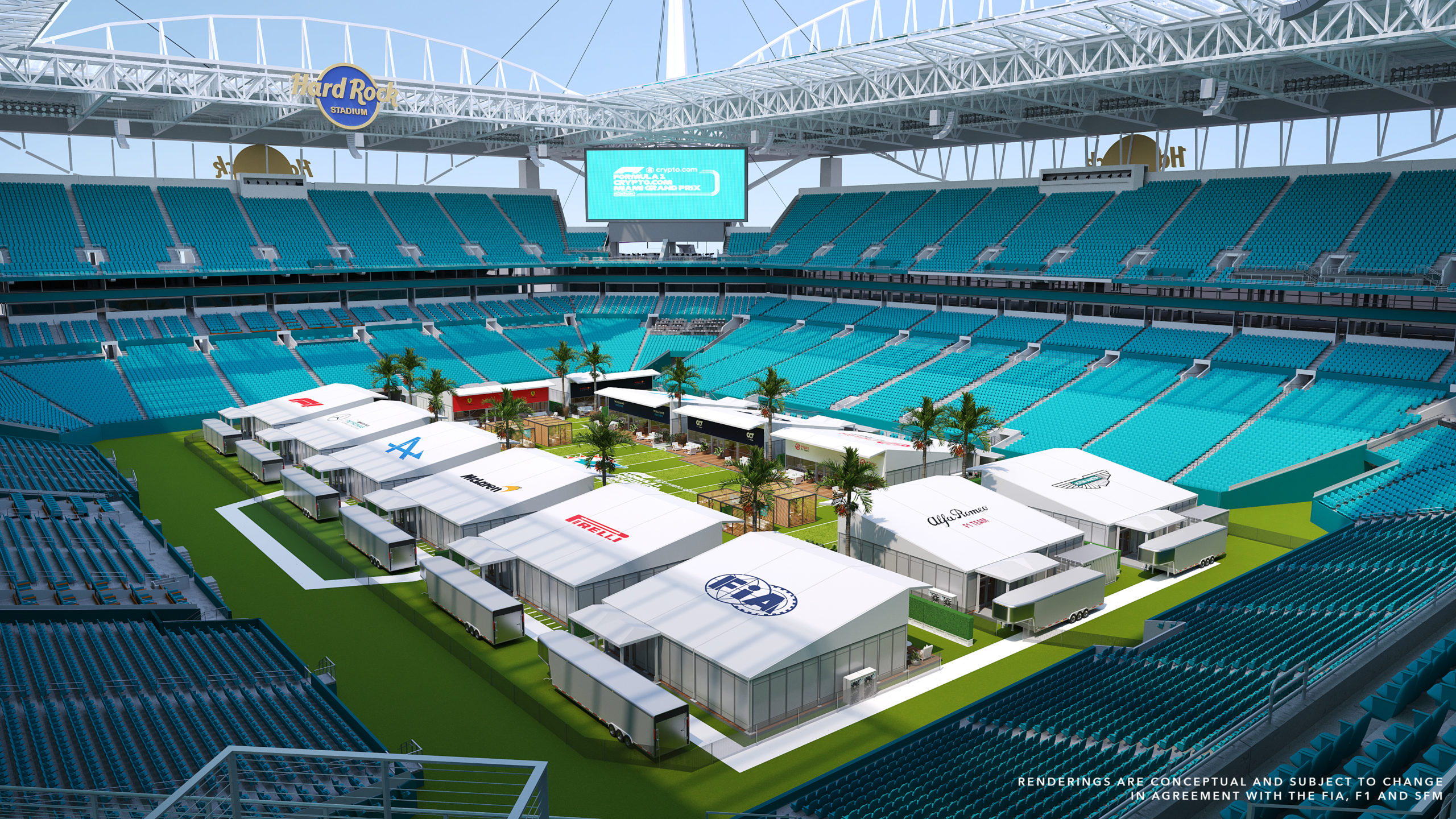 Nieuw asfalt, permanente paddockclub en 'Team Village' voor GP Miami
