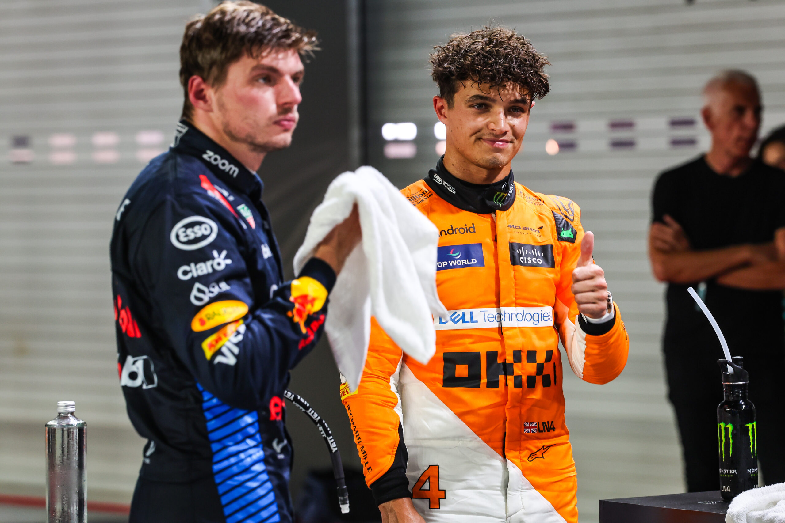 Norris blijft kalm in strijd met Verstappen