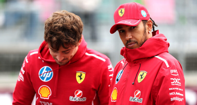 Hamilton haalt schouders op na finish-incident: 'Kan me niet schelen ...